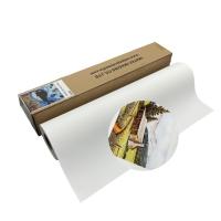 China Printable Waterproof Matte 360gsm Polycotton Inkjet Canvas Roll For Pigment/Dye Ink for sale