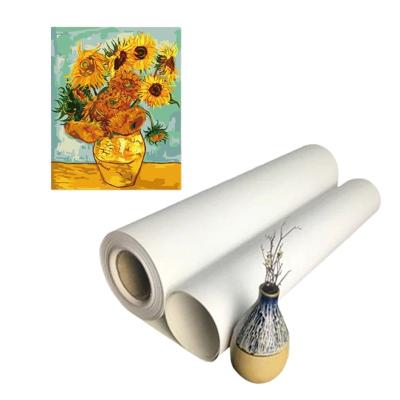 China Pigment Ink Printing Polycotton Canvas Matte 360gsm for sale