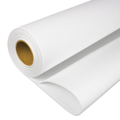 China Waterproof 260gsm Eco Solvent Inkjet Glossy Polyester Canvas Roll For Roland for sale