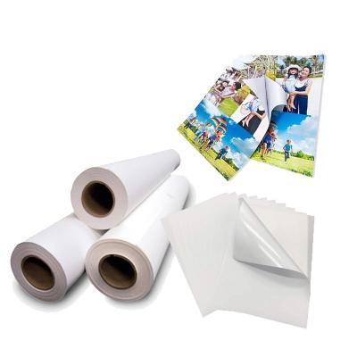 China Premium Waterproof CC 135gsm Glossy Self Adhesive Label Sticker Photo Paper for sale