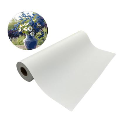 China Removable Printing Matte Adhesive Polyester Fabric Roll For HP Latex Printers for sale