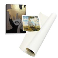 China Digital Printing 280gsm Polyester Canvas For Aqueous Ink for sale