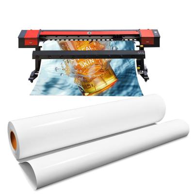 China 200mic Pigment Inkjet Poster Banner Polypropylene 200mic Glossy PP Synthetic Paper Roll for sale