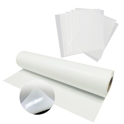China Waterproof 210mic PET Anti-skid Frontlit Printing Backlit Film With White Backside for sale