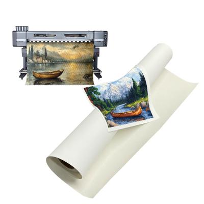 China Premium Latex UV Matte Canvas Custom Printing Polycotton Canvas Roll for sale