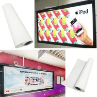 China Premium Waterproof 175micron Tear-resistant PET Backlit Film for Inkjet Media and Light Box Signage for sale