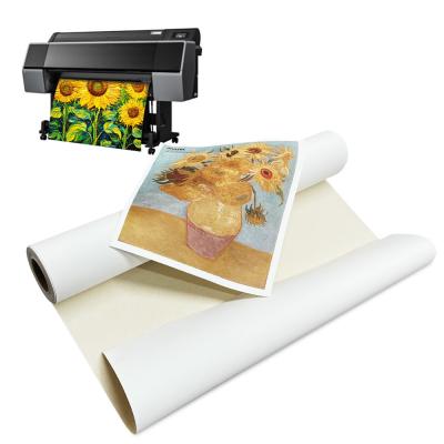 China Pigment Inkjet Canvases 360gsm Waterproof Polycotton Canvas Wholesale for sale
