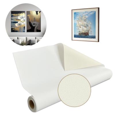 China 24'' / 36'' Pigment Inkjet Large Format Art Aqueous Matte Blank Cotton Canvas for sale