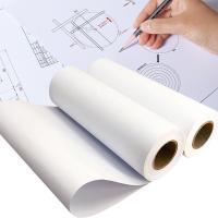 China Uncoated 80gsm Drawing Plotter Paper CAD Engineering Paper Roll for sale