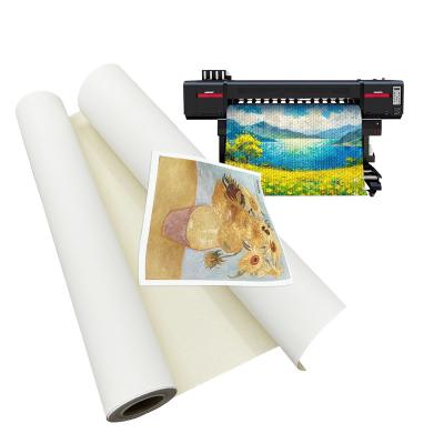 China Professional Artist Blank Matte Poly Cotton 380gsm Inkjet Printing Canvas Roll for sale
