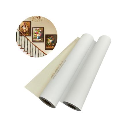 China 42'' Waterproof Polyester Canvas Rolls Inkjet Printing 260gsm Pigment Ink for sale