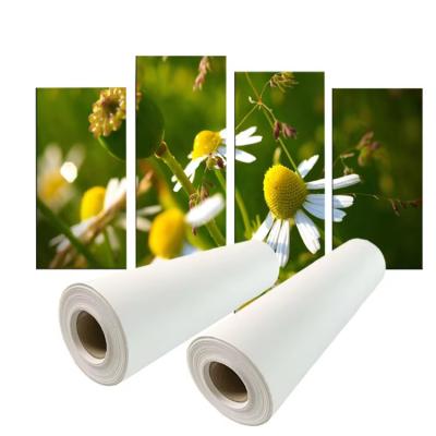 China Pigment Printing 280gsm Polyester Canvas Roll for sale