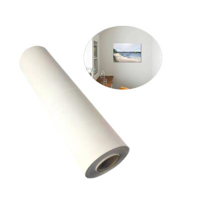 China 280g Matte Inkjet Polyester Canvas Rolls With Coating For Wall Art for sale