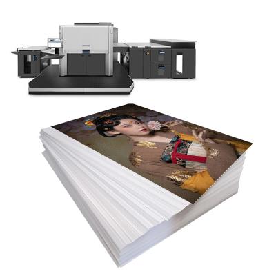 China 190gsm Double-Side Satin Digital Press Paper For HP Indigo With High Definition Printing for sale