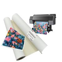 China 380g Matte Poly Cotton Canvas Rolls With High Resolution For Latex Media Art for sale