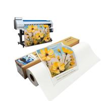 China Aqueous 420gsm Matte Polycotton Pigment Inkjet Canvas For Canon for sale