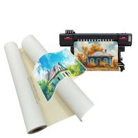 China Eco Solvent Latex UV Inkjet Printing 360gsm Matte Polycotton Canvas for sale