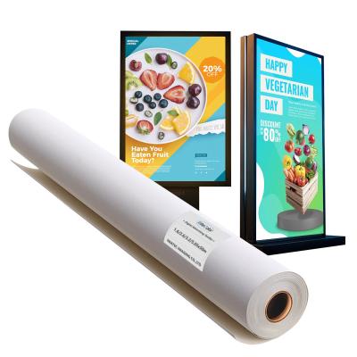 China Coated Backlit Frame System Textile Shopping Mall Advertising Fabric Roll for sale