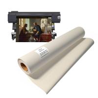 China Waterproof OBA Free 360gsm Art Poly Cotton Canvas Roll For EPSON Printer for sale
