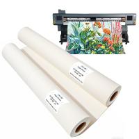 China 280gsm Glossy Polyester Canvas Rolls For Pigment Dye Ink Printers for sale