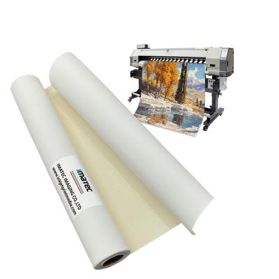 China 1.62/1.83/2.0/2.5/3.2m 380gsm High Durability Art Matte Inkjet Poly Cotton Canvas For Eco-solvent Latex UV Printing for sale