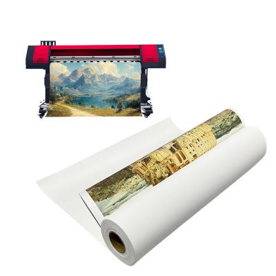 China Archival-Grade 420gsm Matte Inkjet Cotton Canvas For Gallery Wrapped Prints for sale