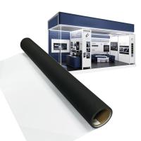 China Blackout Fabric With Black Back Perfect For Advertising, Supports Sublimation Latex & UV Printing for sale