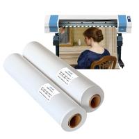 China Water Based Inkjet Matte Polyester Canvas Rolls For HP Designjet Printers for sale