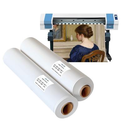 China Water Based Inkjet Matte Polyester Canvas Rolls For HP Designjet Printers for sale