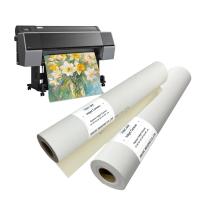 China Large Wall Art Canvas Matte Polyester Canvas Rolls 160gsm for sale