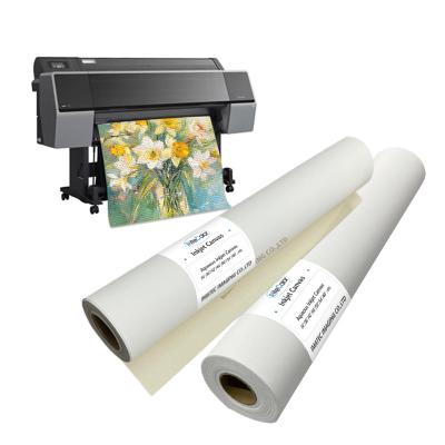 China Large Wall Art Canvas Matte Polyester Canvas Rolls 160gsm for sale
