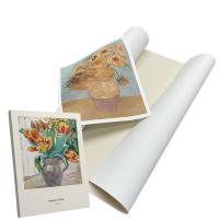 China Eco-Solvent and Latex Printing Inkjet Polycotton Canvas Fine Textured Matte Surface 380gsm for sale