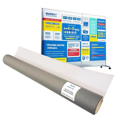 China Hanging Poster Latex Inkjet Greyback Fabric Banner Textile Roll for sale
