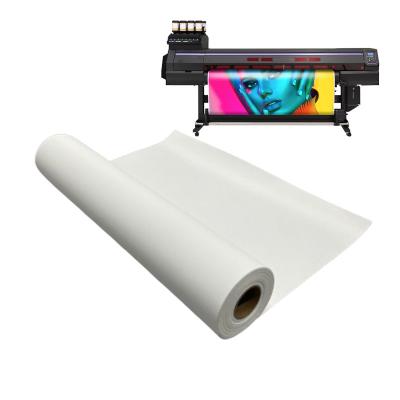 China Matte Finish Adhesive Polyester Fabric Roll for Indoor Wall Graphics & Displays for sale