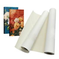 China Digital Inkjet Printing Aqueous 380gsm Polycotton Canvas Roll for sale