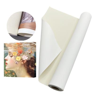 China 380gsm Matte PolyCotton Canvas Roll for High-Definition Printing with Vivid Color Reproduction and Smooth Texture for sale