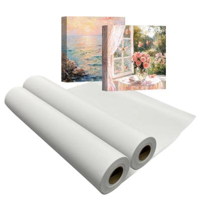 China Acid Free 280gsm Matte Polyester Canvas Roll for Eco-Solvent Latex and UV Printers with Multiple Sizes and Free Samples for sale