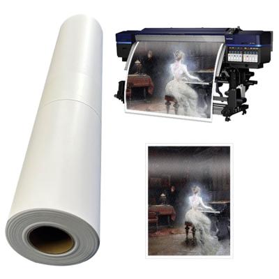 China 400gsm High-Definition Glossy Inkjet Cotton Canvas with 65% Poly 35% Cotton Blend for Eco Solvent UV and Latex Ink for sale