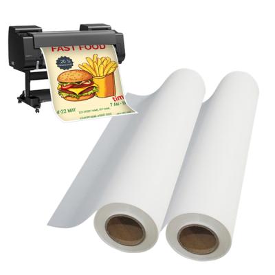 China White Matte PET Backlit Film 210 Micron 30m Length High Resolution Inkjet Printing Media for Advertising for sale