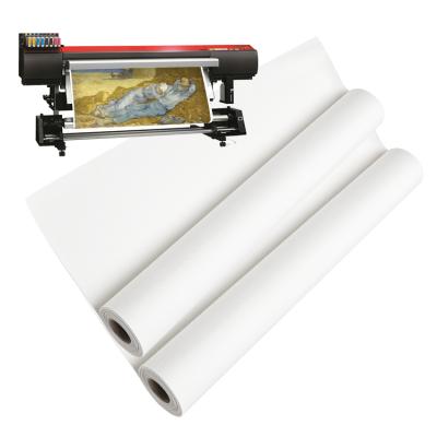 China 2.8m 3.05m 3.2m Seamless Polyester Canvas Roll for Eco-Solvent Printing with Premium Matte Finish for sale