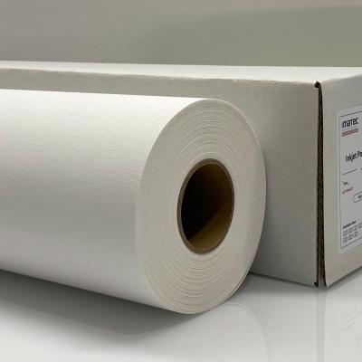 China 360gsm Matte Surface Poly Cotton Inkjet Canvas Roll for Pigment Latex Dye Inks Digital Printing for sale