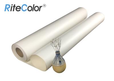 China Waterproof Glossy Poly Cotton Canvas Roll For Eco Solvent Printing for sale