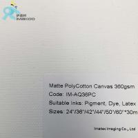 China 360gsm Pigment Printable Inkjet Polycotton Canvas Roll Matte for Wall Arts, Museum, Gallery Exhibits for sale