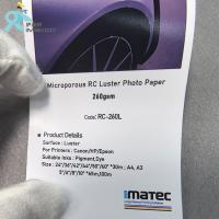 China Colorfast Pigment Resin Coated Photo Paper Waterproof Luster Inkjet Paper Roll for Print Shops, Photographers for sale