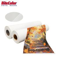 China 380gsm Matte PolyCotton Canvas Roll with Waterproof Matte Surface for Inkjet Printing for sale