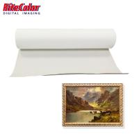 China 380gsm Matte PolyCotton Canvas Roll for UV Printing with Matte Surface and Wide Format Inkjet Compatibility for sale