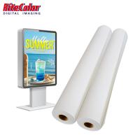 China 180gsm Water Resistant Matte Surface Backlit Textile for LED Light Box Advertising for sale