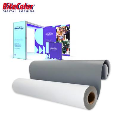 China 300gsm Matte Coated Waterproof Blockout Fabric for Premium Inkjet Printing and Professional Display Applications for sale