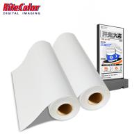 China 170gsm Water Resistant Matte Surface Sublimation Backlit Textile for LED Light Box and Sublimation Printing for sale