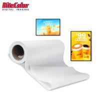 China 170gsm Water Resistant Matte Surface Sublimation Backlit Textile for LED Light Box and Sublimation Printing for sale